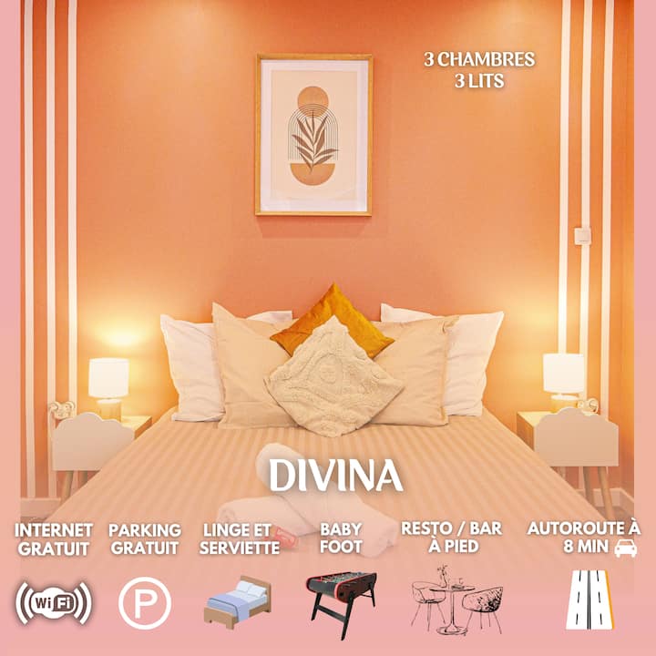 Divina | Grand Appartement • Baby-foot • Extérieur - ibis Budget Thiers