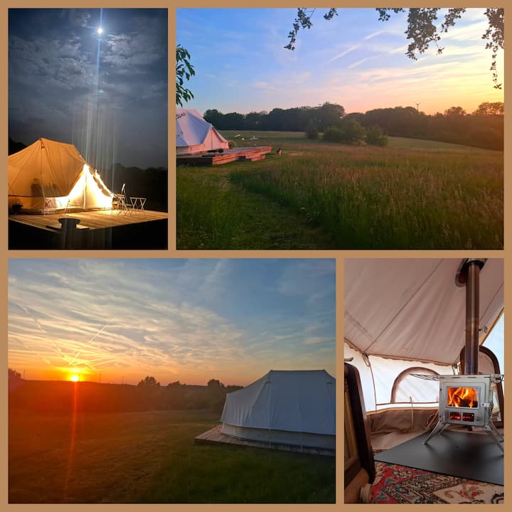 Tente Glamping Des Explorateurs. Namur - Ardennes - Profondeville