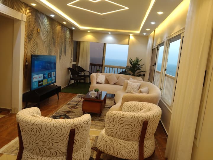 Luxury Apartment & Wonderful Panoramic Sea View - Alexandria