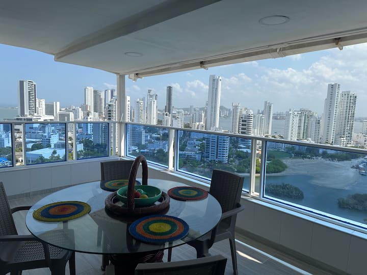 Ideal Para Grupos + Vista Top - Cartagena, Colombia