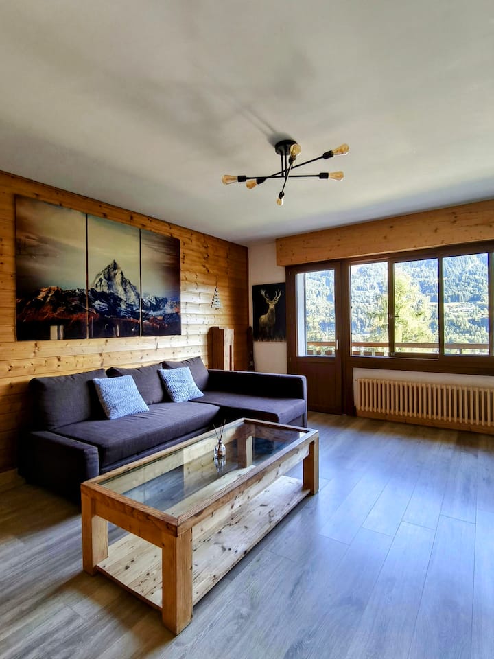 Appartement 4/5 Personnes, 70m2 Superbe Vue . - Samoëns