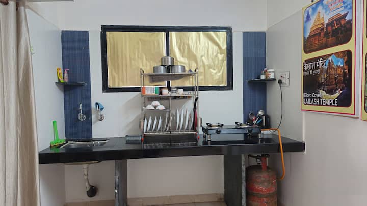 Swarajya Homestay
2 Ac Bedroom 2 Bathroom 1 Hall . - Aurangabad