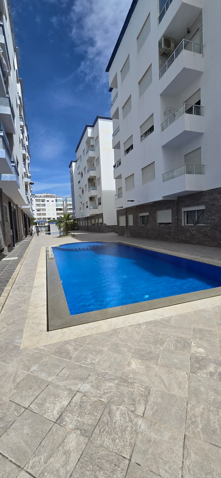 Appartement Luxe, 2 Piscines, à 100m De La Plage - Tetouan