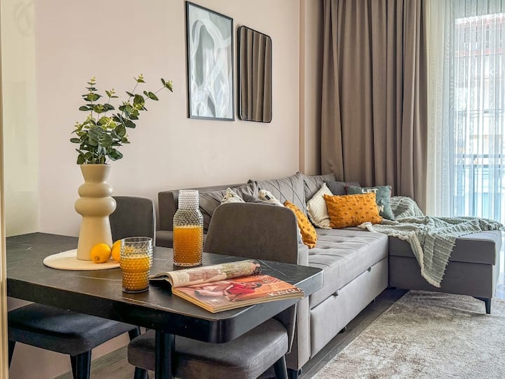 Qoople Aria 32 Apartment: Pool, Spa, 10 Min To Sea - Alanya