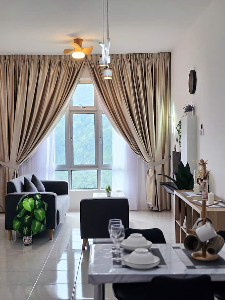 1a05 2 Bedroom Cozy Mountain View @Anderson Ipoh - Ipoh