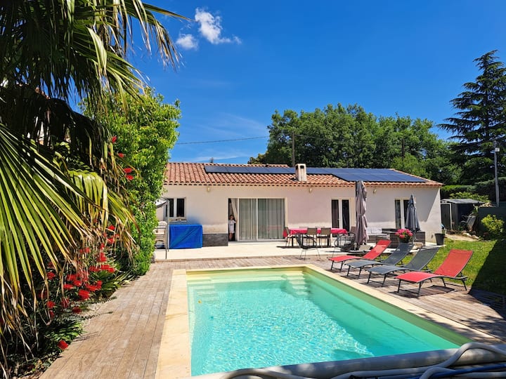 Calme, Jardin, Ensoleillé, Piscine à 10mn D Aix - Saint-Cannat