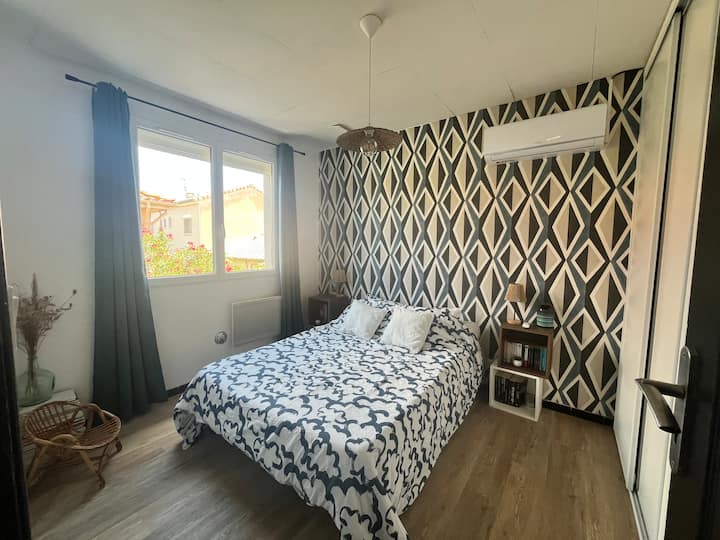 Charmant Appartement Vue Mer à Portiragnes Plage - Plage Portiragnes