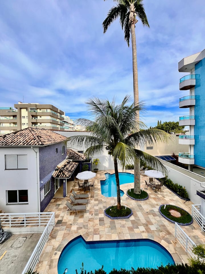 Apto No Itaguá Ubatuba/piscina E Ar Condicionado - Ubatuba