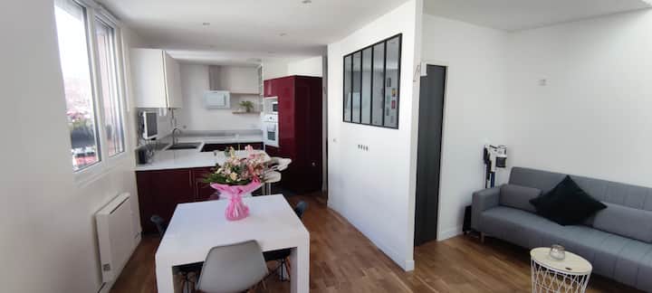 Charmant Duplex Au Calme 50 M2 - 10 Min De Paris - ibis Paris porte de Bercy