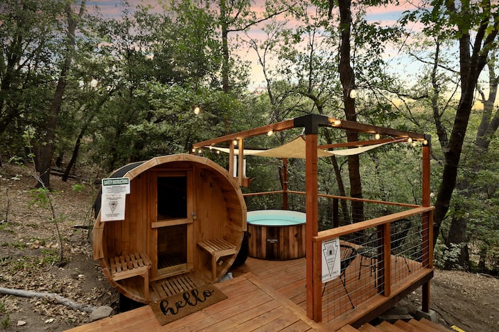 Lux 6br| Pvt Sauna + Hot Tub_lake Access_fire Pit! - Lake Arrowhead, CA