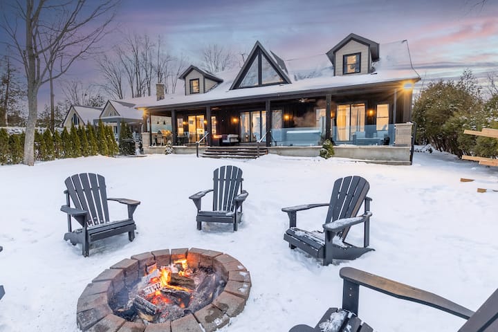 Royal Beach Lake House & Spa W/ Hot Tub & Sauna - Georgina