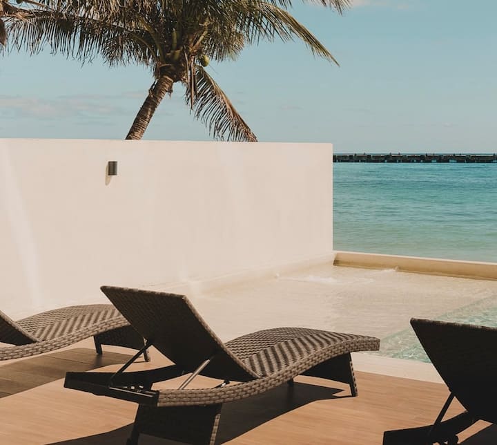 Hermoso Departamento Nuevo En La Playa - Puerto Morelos