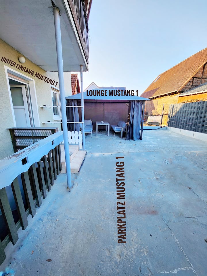 Monteurswohnungen 
Mustang 1 Eg 
4 - 7 Personen - Aschaffenburg