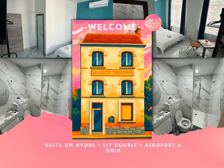 Suite Um Nyobé • Lit Double • Aéroport à 5 Min - Courcelles