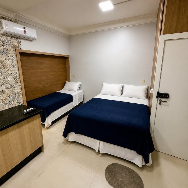 Loft Lux Sm 08 (Netflix, Ar Condicionado, Cozinha) - Chapecó