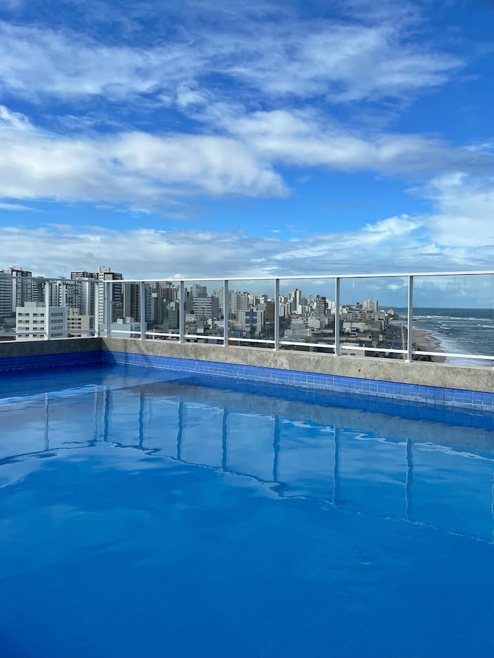 Novo! Estúdio C/ Piscina E Vaga | Orla Da Pituba - Salvador