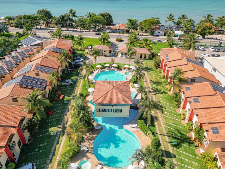 Casa à Beira Mar Na Praia Do Mutá - 2 Suítes - Bahía