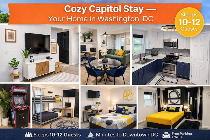 Cozy Capitol Stay - Largo, MD