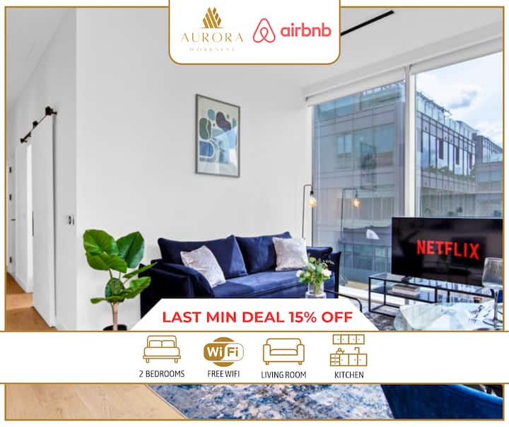 Holiday In Chiswick| Easy Travel & Wifi| Sleeps4 - Brentford