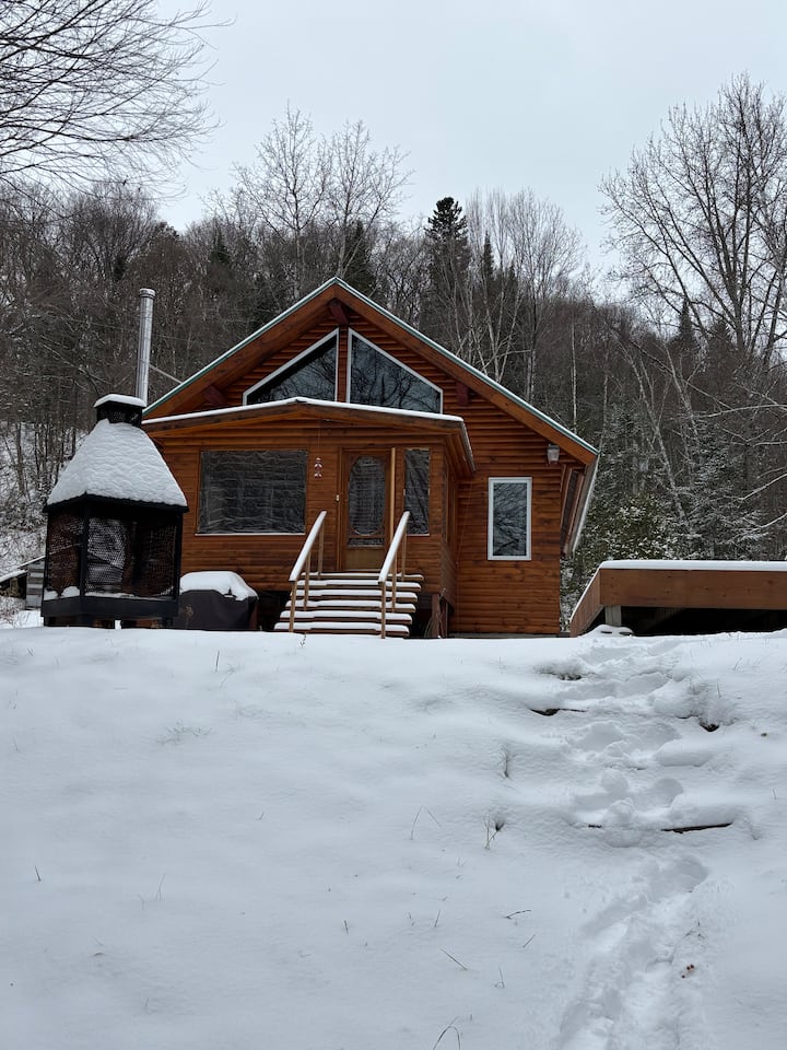 Chalet Au Toit Vert Du Lac Caïn - Quebec