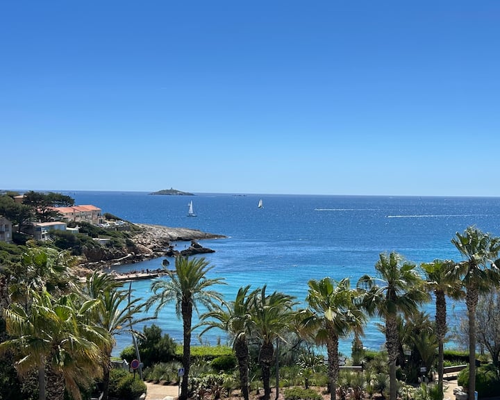 Superbe Duplex T4 Pied Dans L'eau - Vue Mer - Sanary-sur-Mer