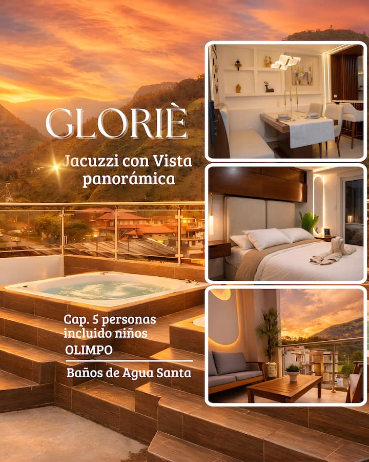 Penthouse+jacuzzi+sauna+terraza Panorámica - Banos