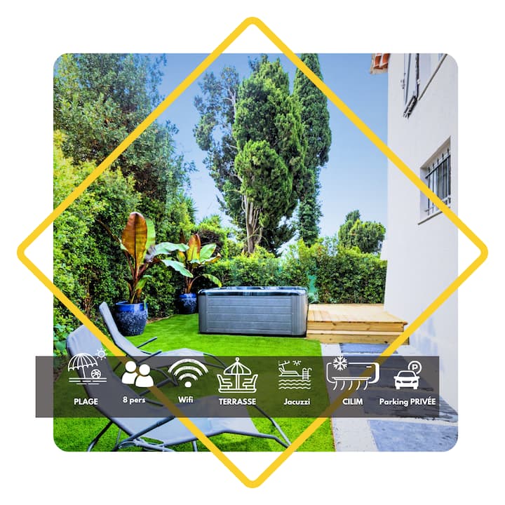 Villa Soleil Cannes Jacuzzi Jardin Parking - Cannes