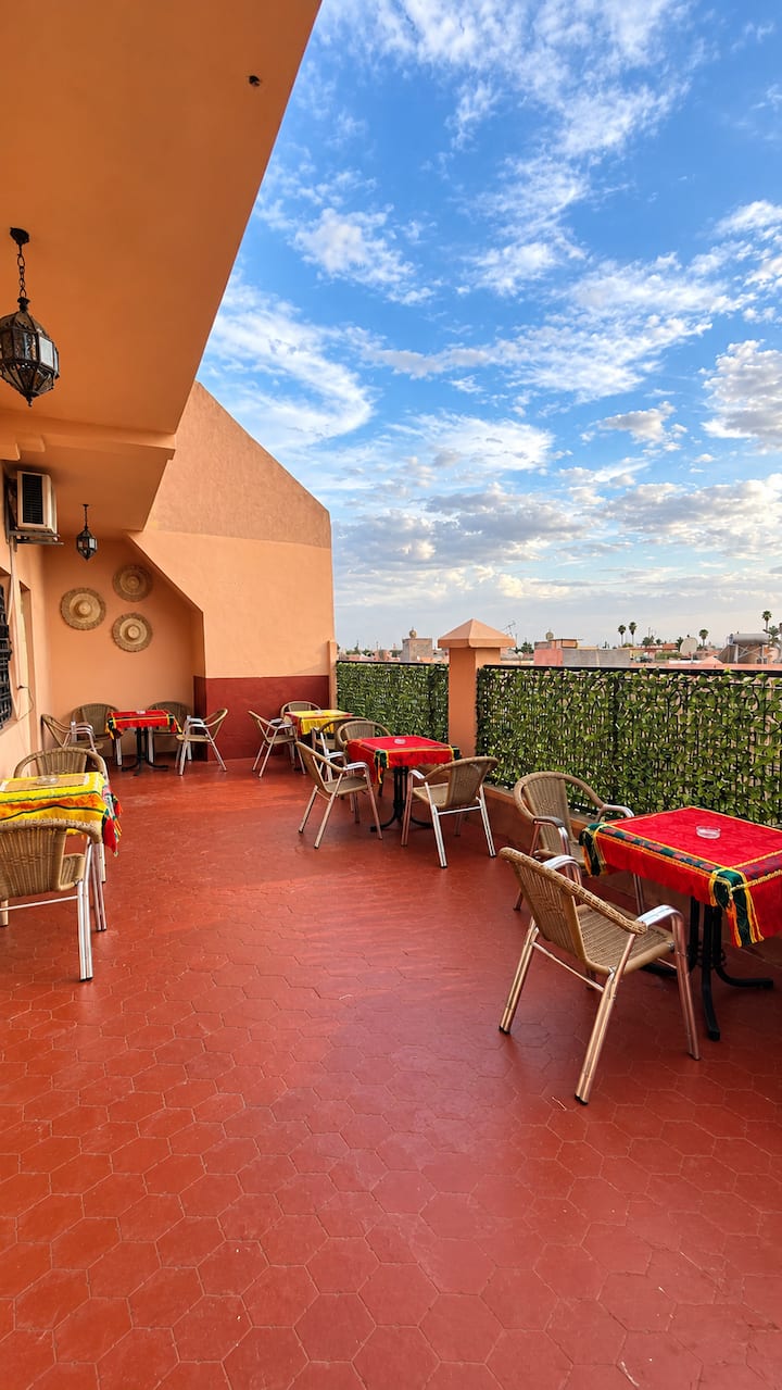 3br + Private Terrace | 5 Min Jemaa El-fna - Marrakech