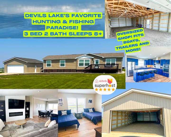 The Reel Deal In Devils Lake  – Boat Launch Nearby - Devils Lake, ND