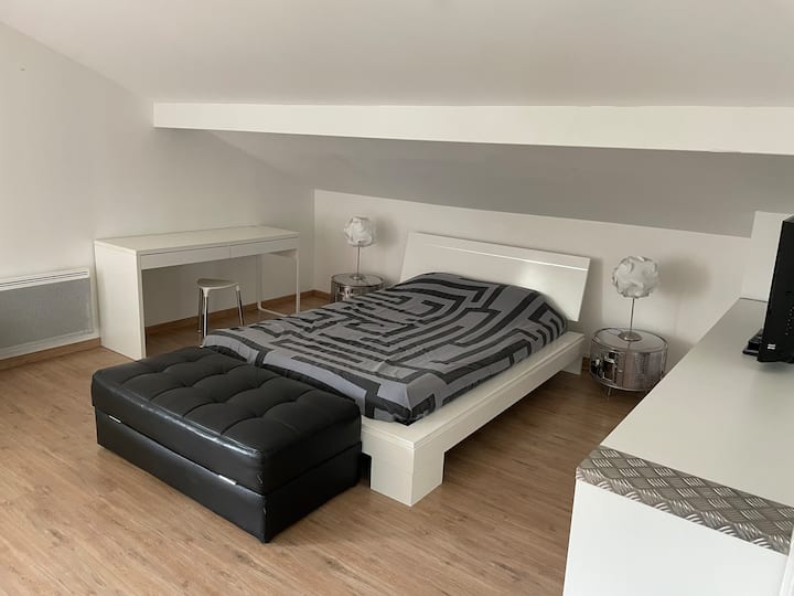 Chambre Cosy Avec Salle De Bain - Biarritz