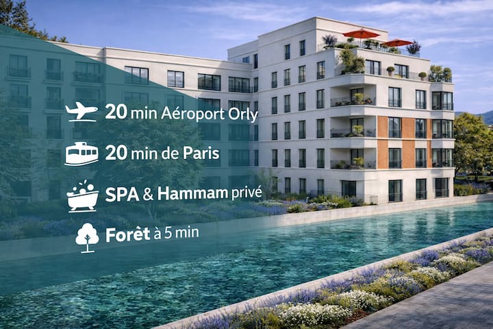 Duplex 135m² Chic & Paisible, 20 Min Paris - Versailles