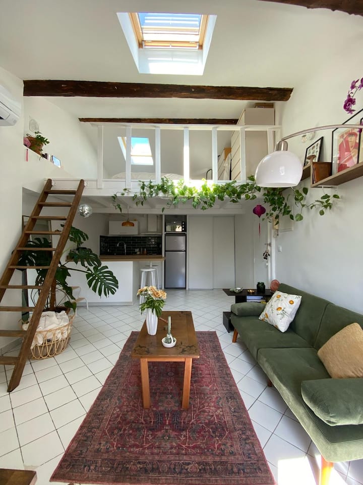 Studio Climatisé  Cosy Et Lumineux. - Aix-en-Provence