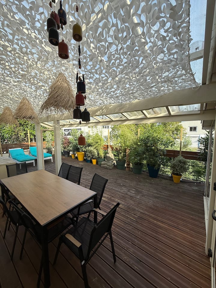 Appart 95 M2 , Terrasse, Clim , 5’ De Bordeaux - Pessac