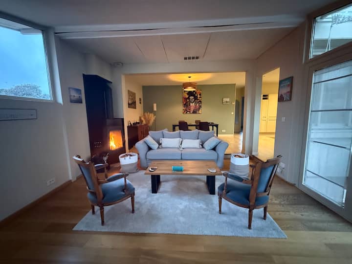 Appart 95 M2 , Terrasse, Clim , 5’ De Bordeaux - Pessac