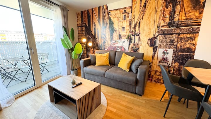 Quiet&bright Apt For 6 – Balcony, Private Parking - Wien