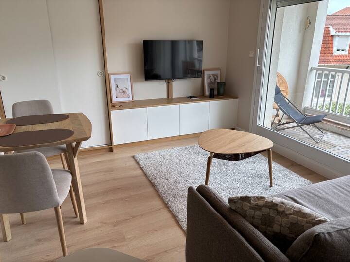 Loue Studio Meublé De Standing - Hardelot-Plage