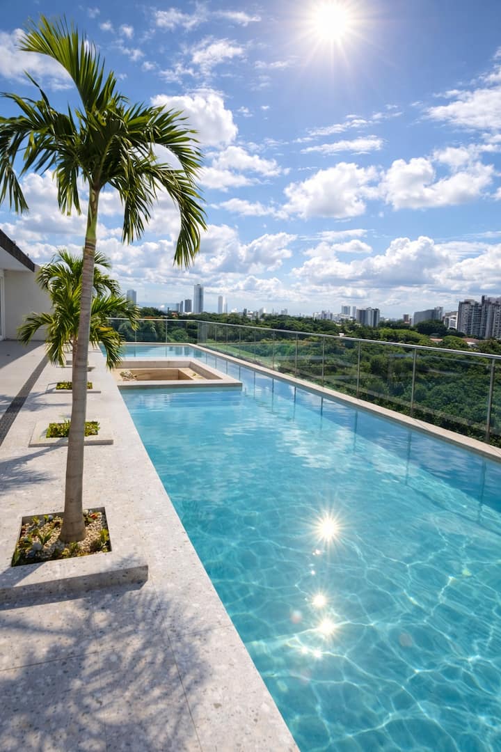 Swimming Pool + Top Location Near Equipetrol - Bolivia