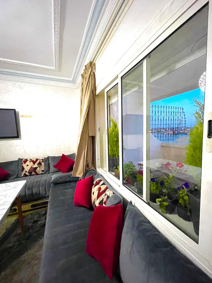 Sea View Luxury Apartment In Central Tangier/tgv/ - Tanger