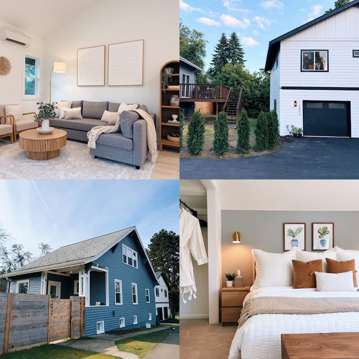 Two Stylish Homes On Half Acre Lot | Ev, Gym, Pets - Oregon City, OR