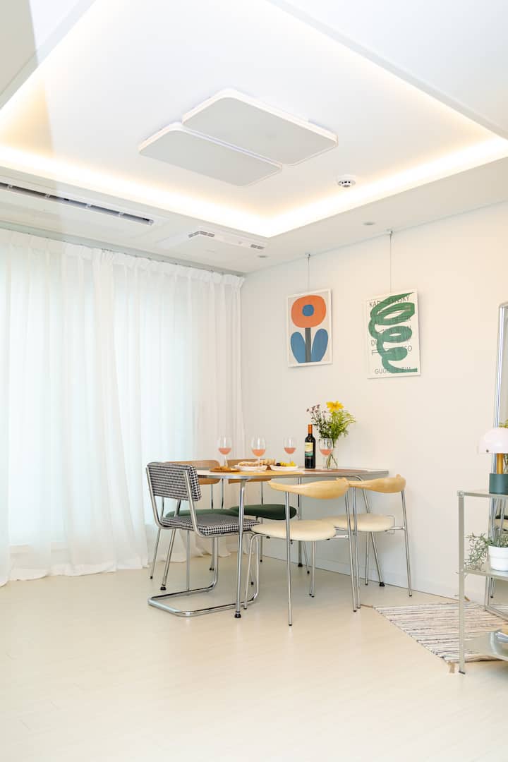 3 Room•5 Ppl•gocheok Dome 15 Min Away•airport Bus - 장곡동