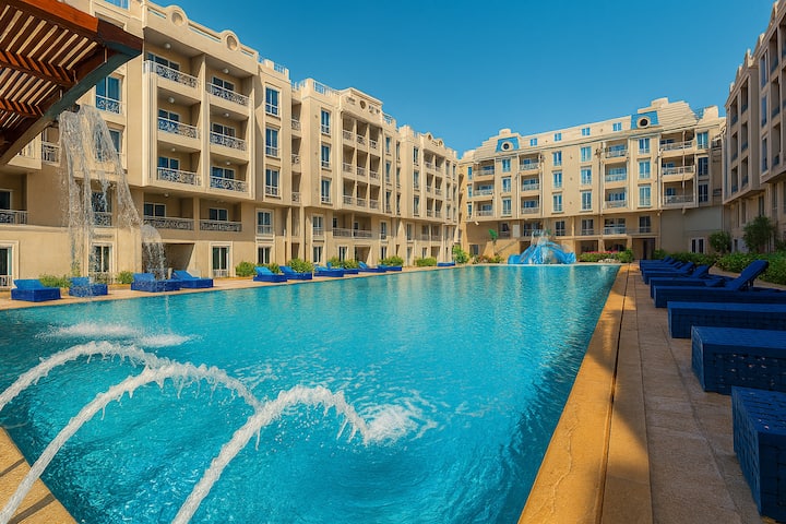 Luxury 2br • Pool View • Aqua Park - Hurghada
