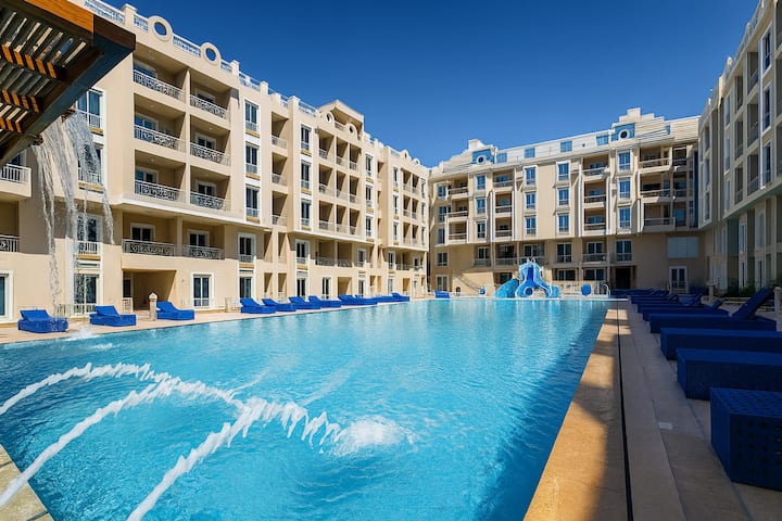 Luxury 2br • Pool View • Aqua Park - Hurghada