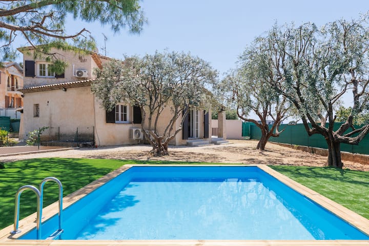 Maison De Charme Provençale Avec Piscine Chauffée - Nizza