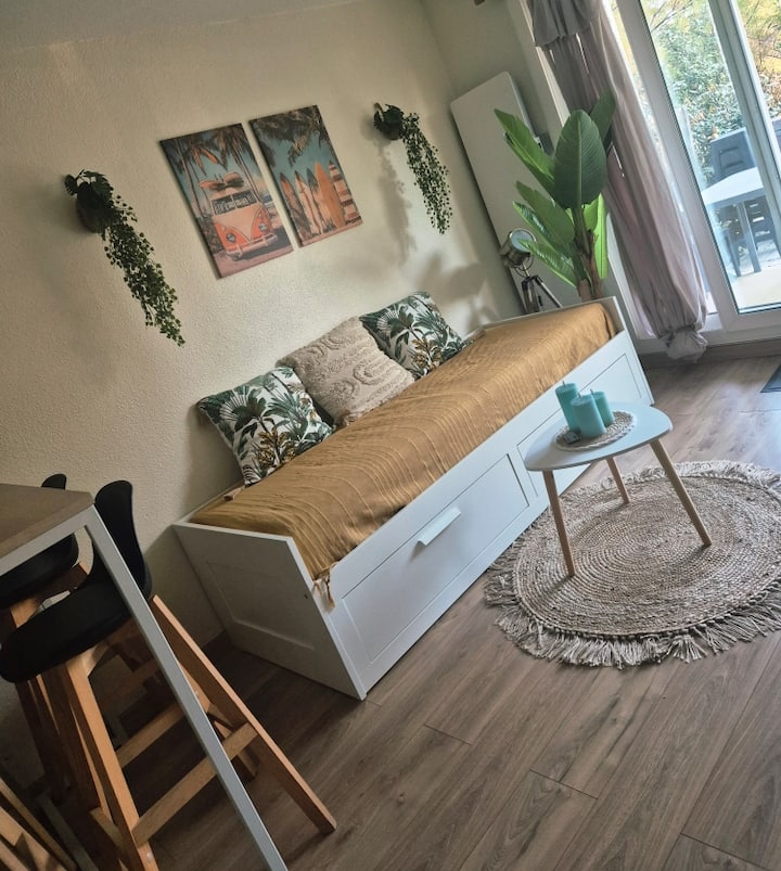 Joli T2 En Bord De Mer Avec Jardin Et Piscine - Lacanau