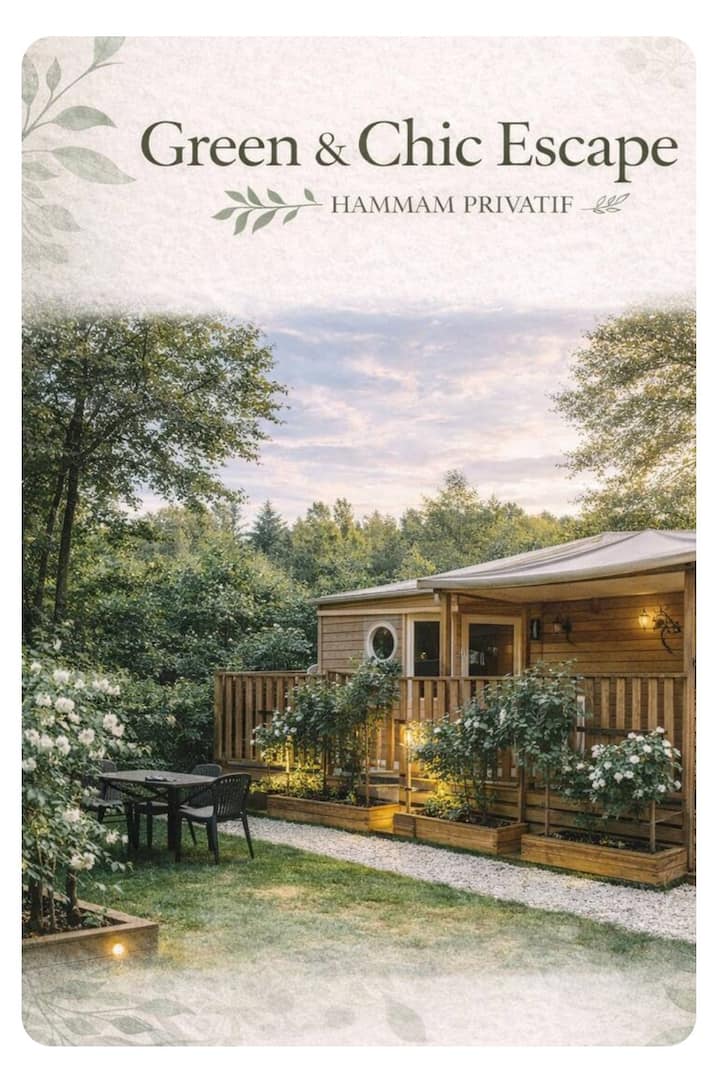 Green & Chic Escape Avec Hammam Privatif - Saint-Chéron