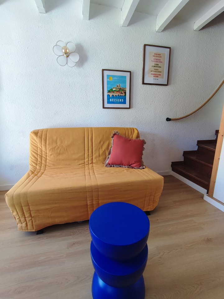 Charmante Maison Clim / Piscine, 250 M De La Mer - Vias