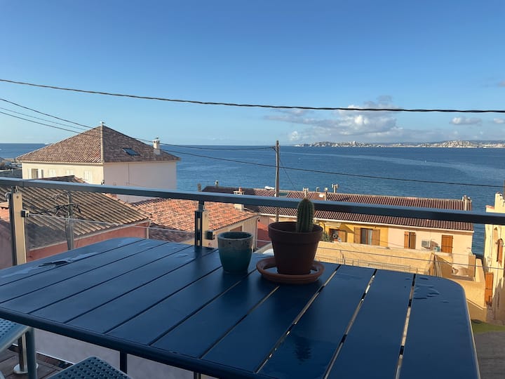 Appartement Sur La Mer, Village De La Madrague - Marseille