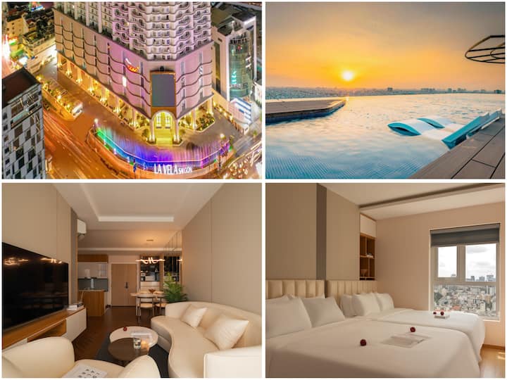 Difference/2brs+3bed/rooftop Pool/city View/cinema - Ciudad Ho Chi Minh