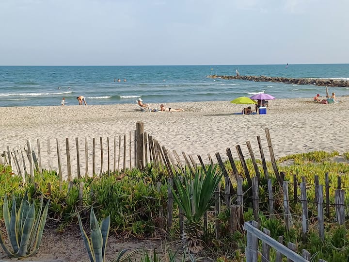 Vue Mer Studio Climatisé Petits Voiliers - Palavas-les-Flots