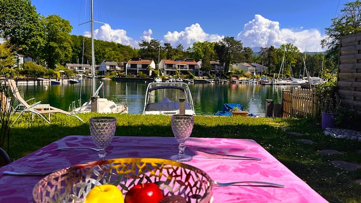 Maison à Port Ripaille – Ponton Bateau & Accès Lac - Thonon-les-Bains